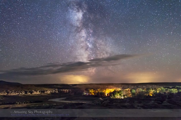 The Milky Way over Milk River – The Amazing Sky