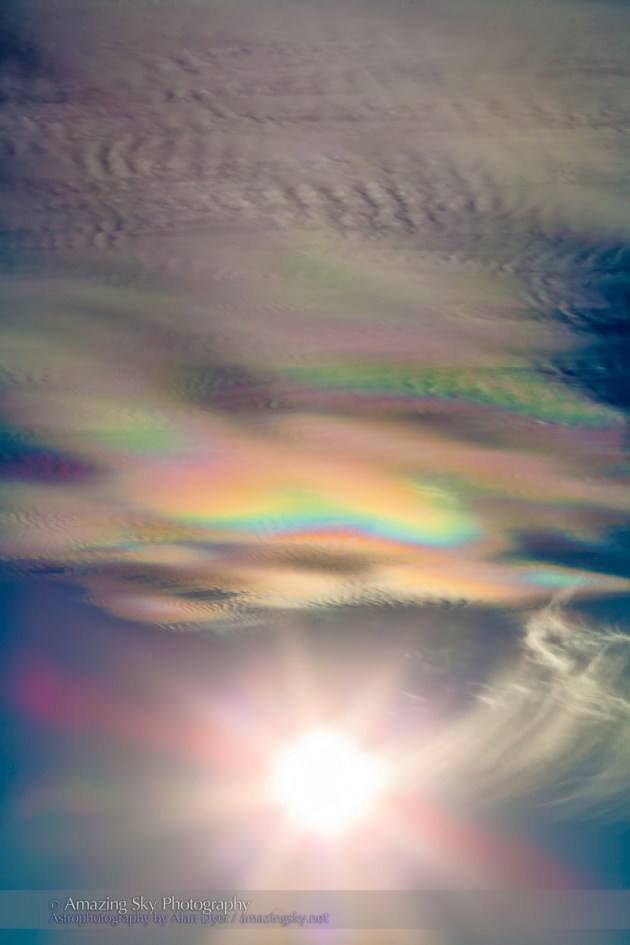 The Colours of Iridescent Clouds – The Amazing Sky