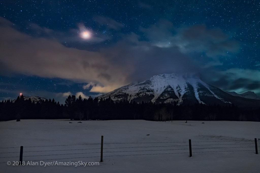 Red Moon Over the Rockies – The Amazing Sky