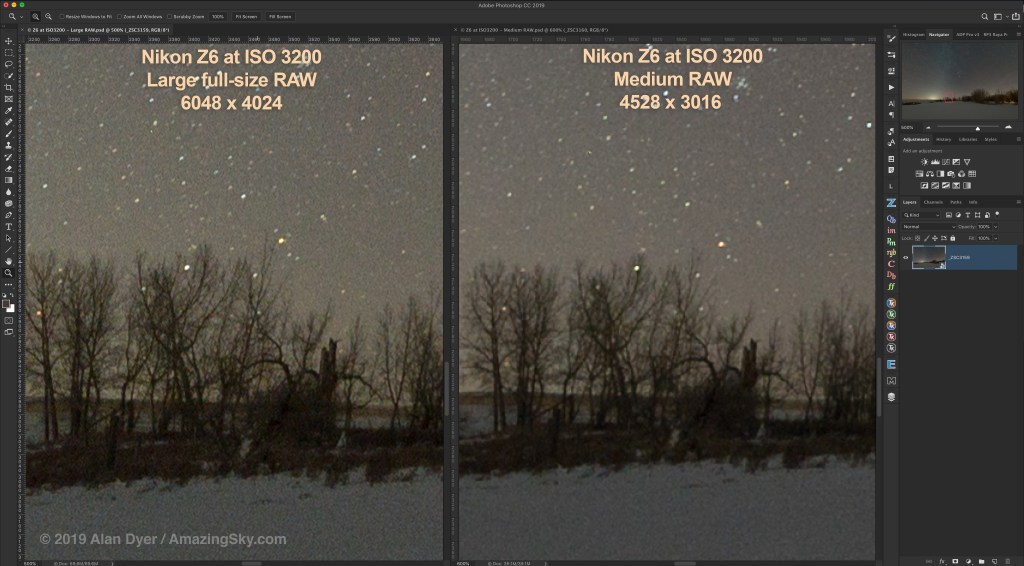 Testing the Nikon Z6 for Astrophotography – The Amazing Sky