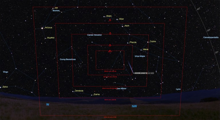 How to Photograph Comet NEOWISE – The Amazing Sky