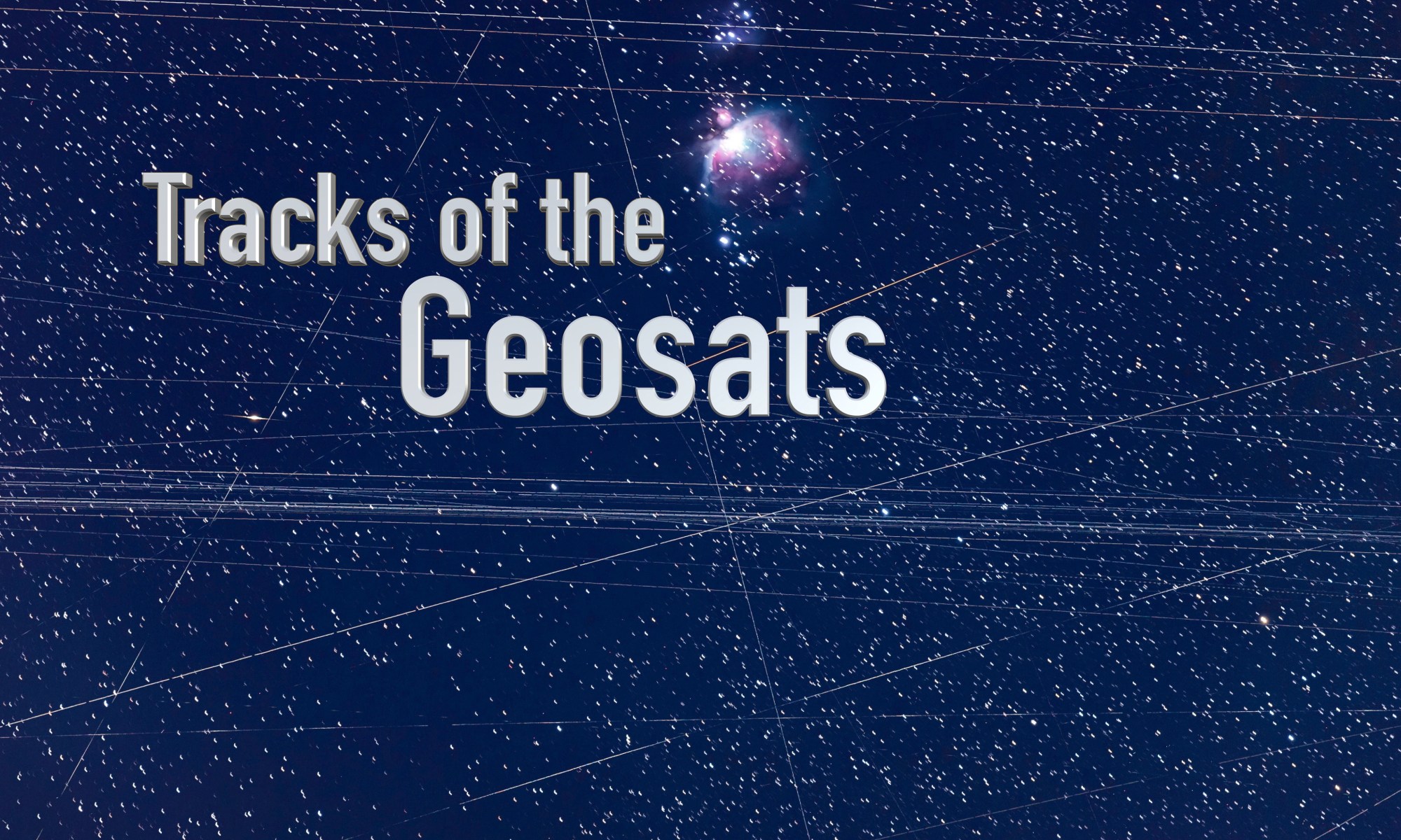Tracks of the Geosats – The Amazing Sky