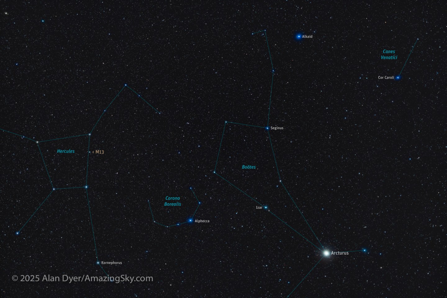 Touring the Constellations of Spring – The Amazing Sky